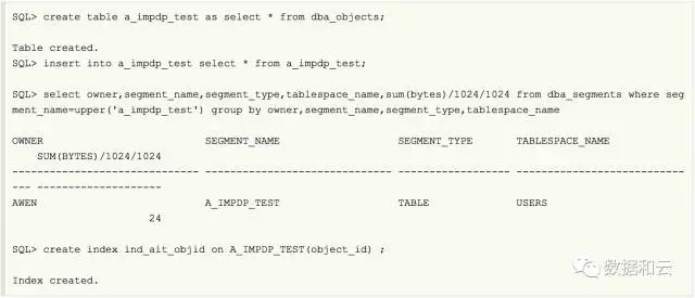 impdp create index parallel-数据泵并行创建索引